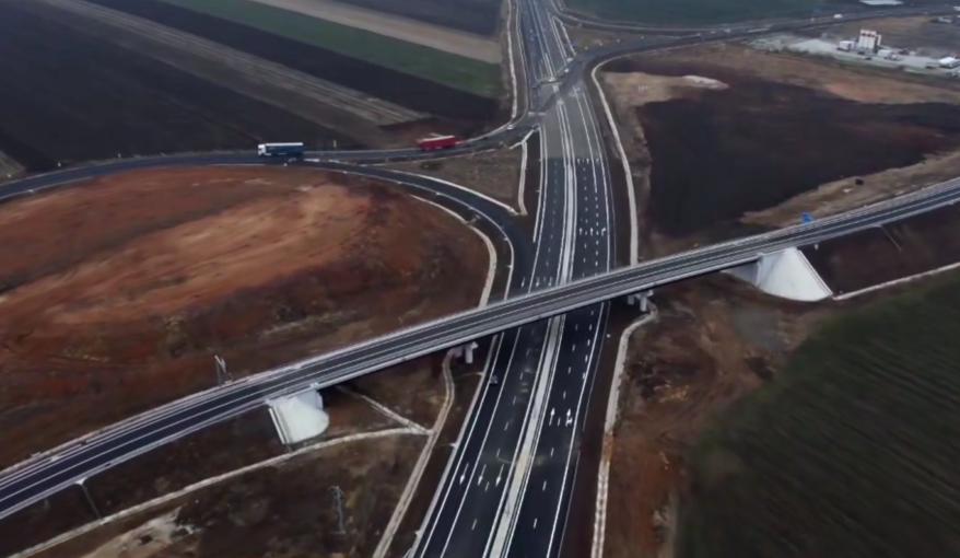 Drumul expres Pitești-Craiova, un nou tronson - Se intră în linie dreaptă